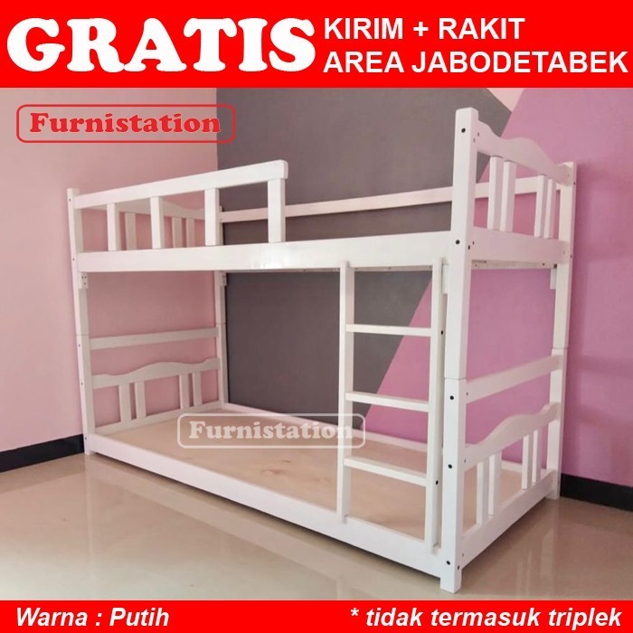 Jual READY Ranjang Susun Kayu / Ranjang Tingkat Anak/ Tempat Tidur ...