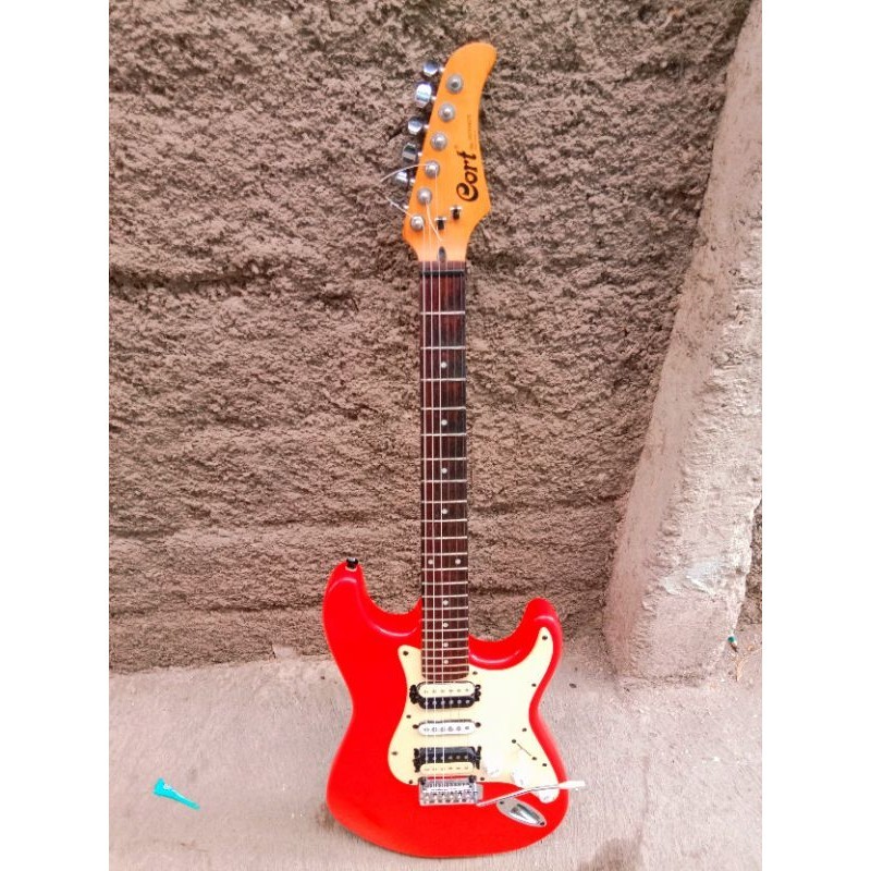 Jual gitar listrik CORT Stratocaster spesial 3 | Shopee Indonesia