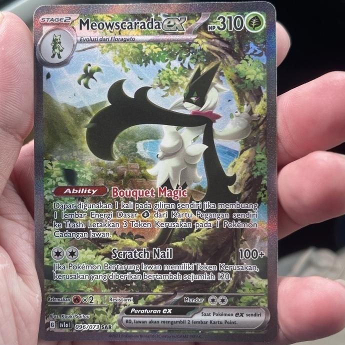 Jual Meowscarada ex sar tcg pokemon indonesia | Shopee Indonesia