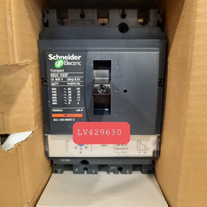 Jual MCCB SCHNEIDER NSX100F 3P 36KA 16A 20A 25A 32A 40A 50A 63A 80A 100A | Shopee Indonesia