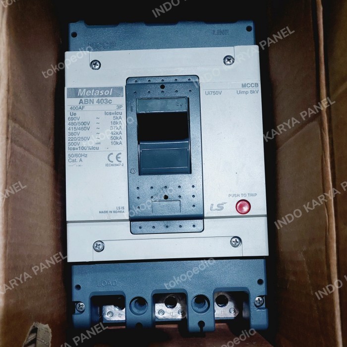 Jual MCCB METASOL ABN 403C 400A 3P 37KA LS | Shopee Indonesia