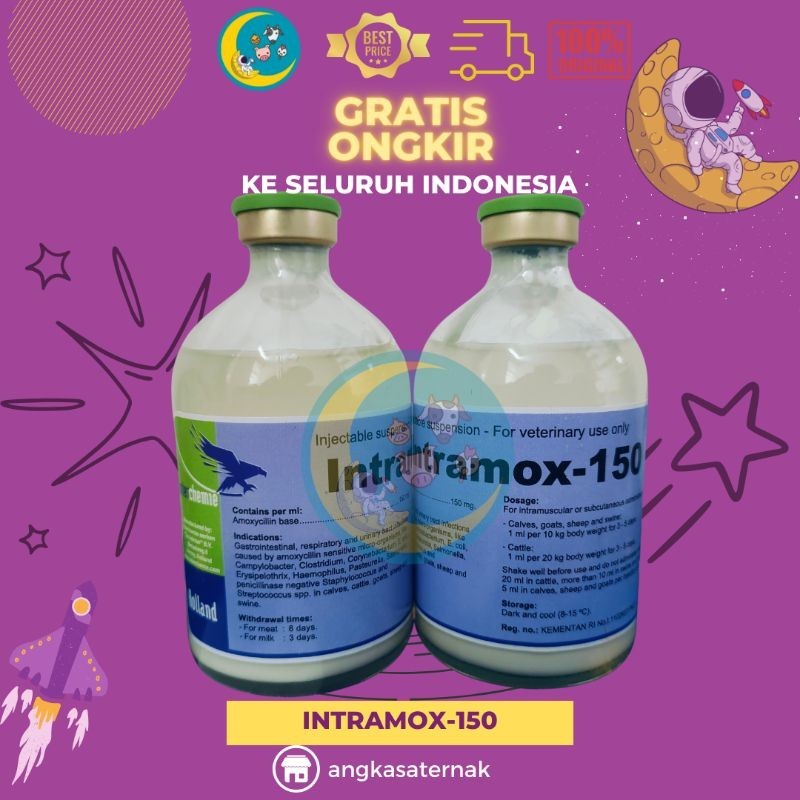 Jual Intramox-150 @100ml - Antibiotik Membunuh Bakteri Pada Saluran ...