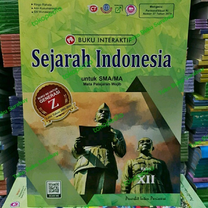 Jual Buku Lks Pr Interaktif Sejarah Indonesia Kelas Xii, 12 Intan Pariwara | Shopee Indonesia