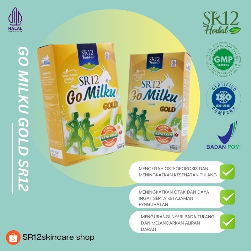 Jual SR12 GO MILKKU GOLD SR12 ATASI PEGAL-PEGAL SUSU KAMBING KAMBING ...