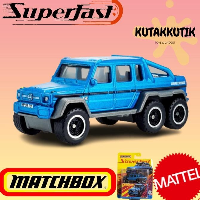 Jual Matchbox Superfast Mobil Off Road Mercedes Benz G63 AMG 6x6 Biru ...