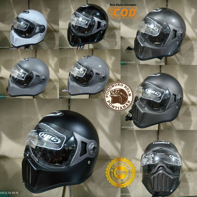 Jual HELM HBC CAKIL PILOT 100% original Cakil | Shopee Indonesia