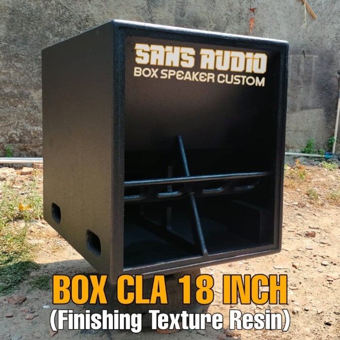 Jual SALEE!! Box speaker cla 18 inch single finishing | Shopee Indonesia
