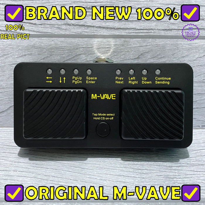 Jual NEW!!! M-VAVE Cube Turner Pro Wireless Bluetooth Page Pedal ...