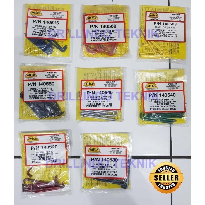 Jual OTECO Shear Pin for PRV Pressure Relief Valve | Shopee Indonesia