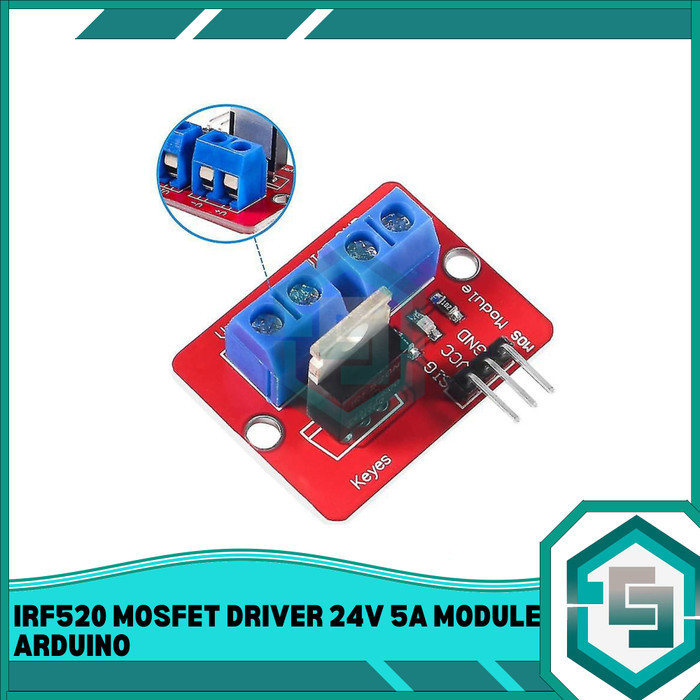 Jual IRF520 MOSFET DRIVER 24V 5A MODULE ARDUINO | Shopee Indonesia