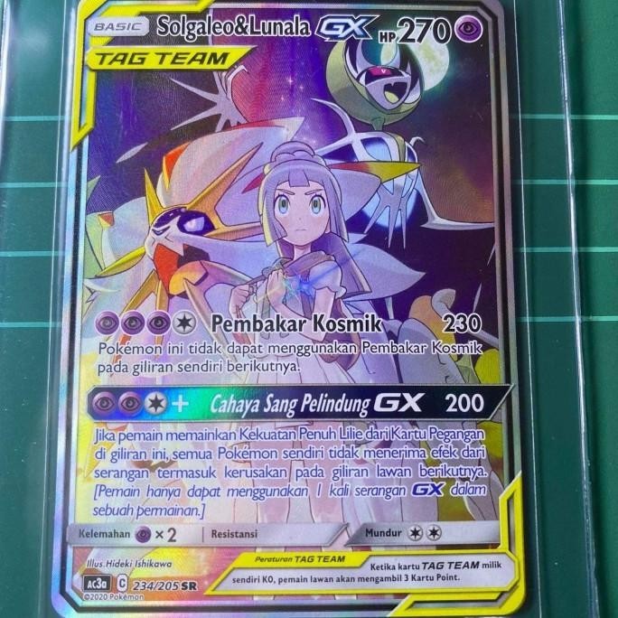 Jual Kartu Pokemon TCG ID Indonesia SM AC3a Lillie Solgaleo Lunala GX SR AA | Shopee Indonesia