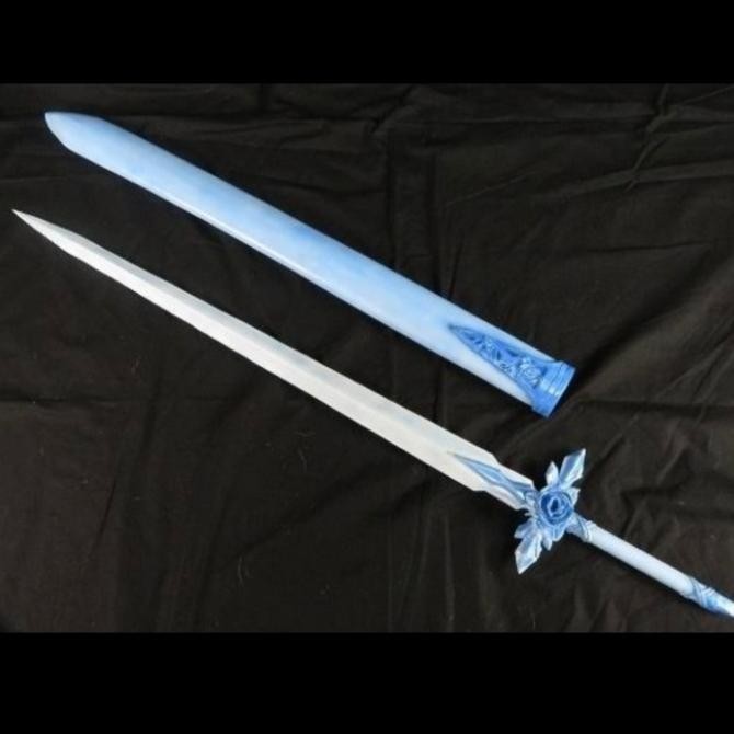 Jual mainan pedang kayu blue rose ao bara no ken gan sword | Shopee ...