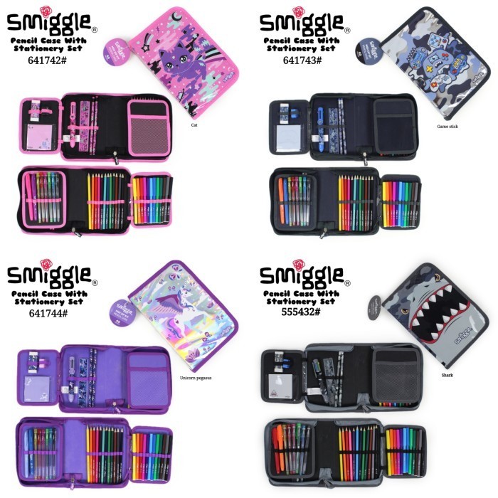 Jual Smiggle Pencil Case & Stationery Set 40 Pis/ Alat Tulis Smiggle ...