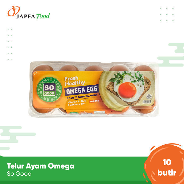 Jual So Good Telur Ayam Omega / Fresh Healthy Omega Egg - 10 Butir ...