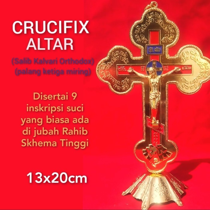 Jual Crucifix Altar Orthodox Exorcism Crucifix Great Schema Relikwi ...