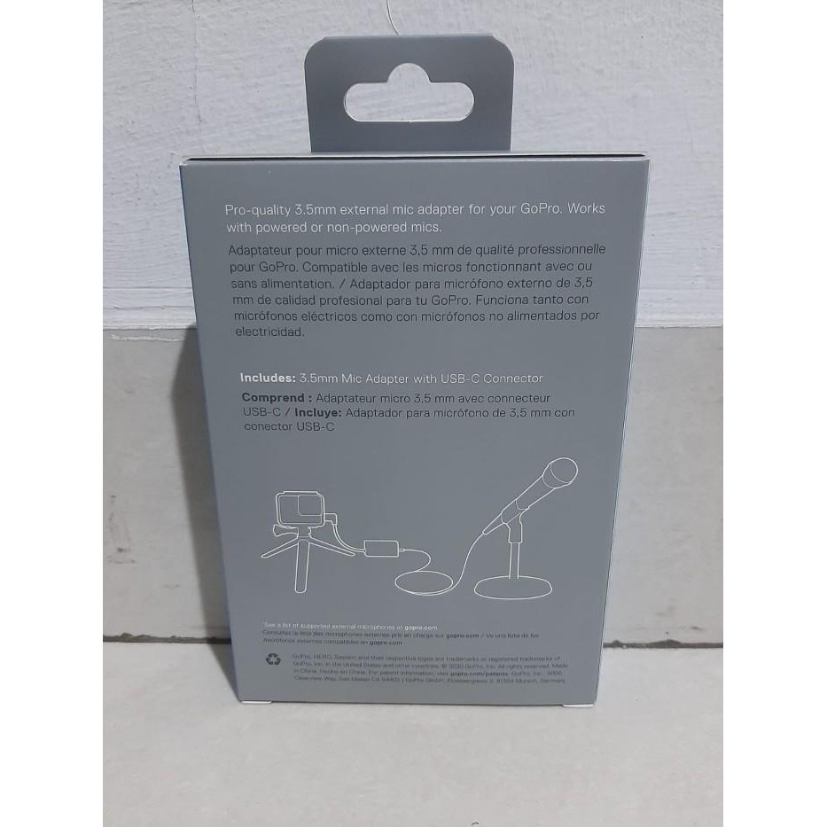 Jual GOPRO PRO 3.5MM MIC ADAPTER HERO 9 HERO 10 HERO 11 HERO 12 ...
