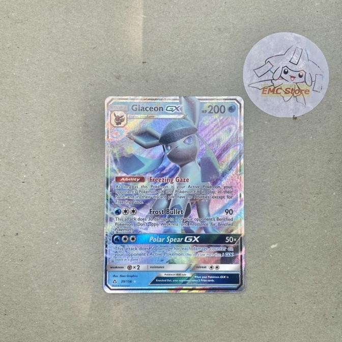 Jual Pokemon TCG English - Glaceon GX Ultra Prism 39/156 | Shopee Indonesia