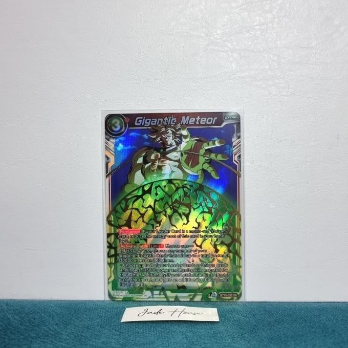 Jual Gigantic Meteor BT15-030 SR (Gold Stamped) - Kartu Dragonball CCG | Shopee Indonesia