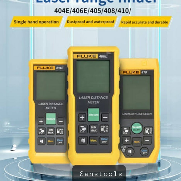 Jual Fluke 406E Distance Laser Meter 60 Meter 60M Meteran Digital 406 E ...