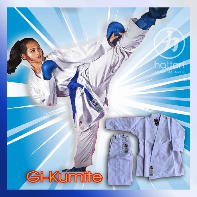 Jual New!!! Baju/Seragam Karate Kumite tipe Standard | Shopee Indonesia