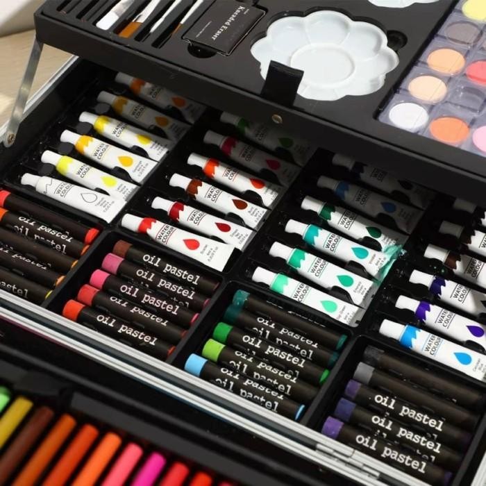 Jual Crayon Art Set Koper Crayon Mewarnai Anak Alat Lukis Untuk Sekolah ...