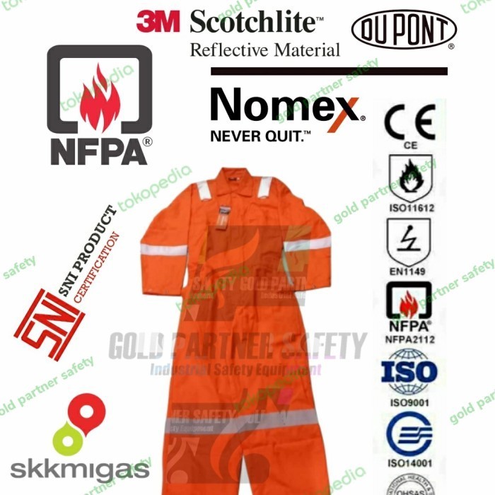 Jual WEARPACK COVERALL DUPONT NOMEX FLEMINGS 4,5 OZ ORIGINAL NOMEX 3A ...