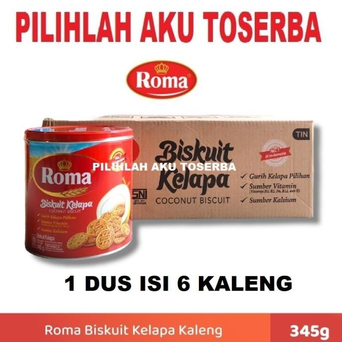 Jual Biskuit Roma KELAPA KALENG - ( HARGA 1 DUS ) | Shopee Indonesia