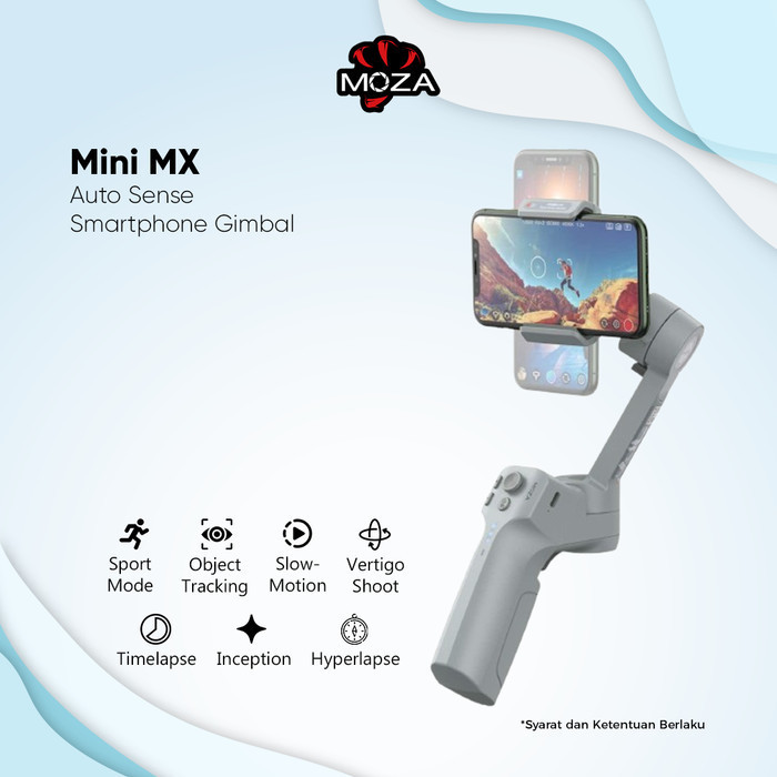 Jual Moza Mini Mx Gimbal Smartphones | Shopee Indonesia