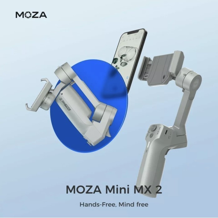 Jual Moza Mx 2 3-Axis Gimbal Stabilizer Smartphone | Shopee Indonesia