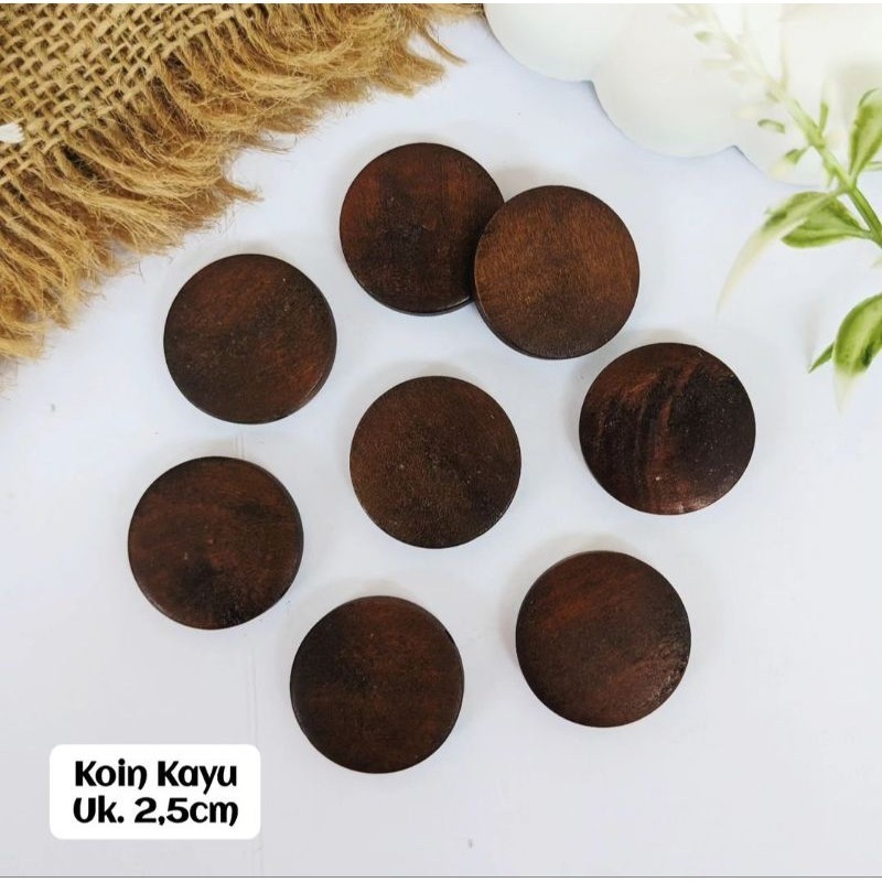 Jual Koin kayu lubang tembus 10.000/6 | Shopee Indonesia