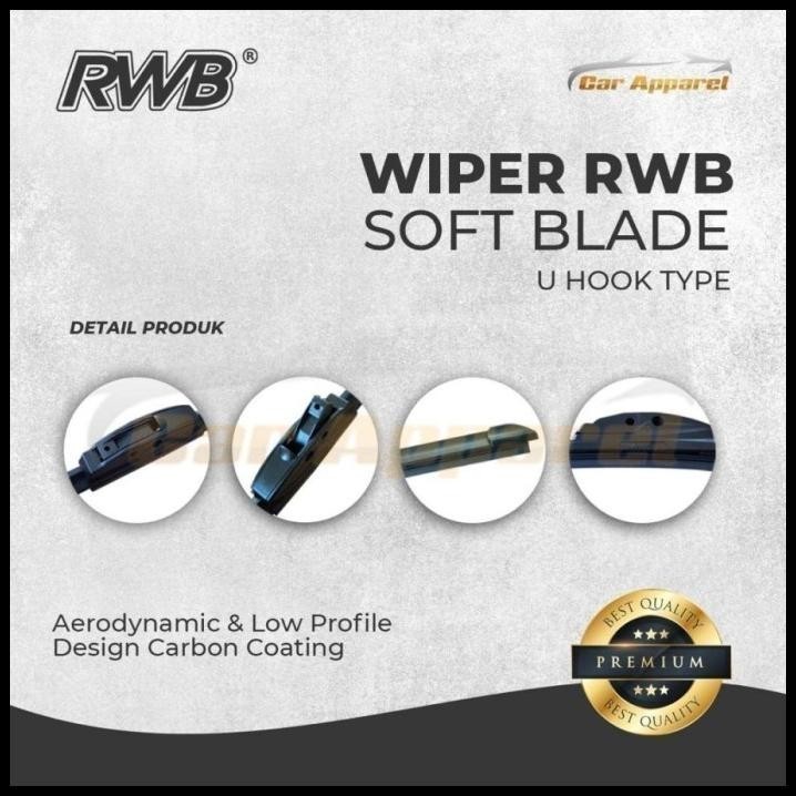 Jual HOT DEAL WIPER RWB SOFT KIA RIO GEN 3 UB 2011-2016 HYBRID ...