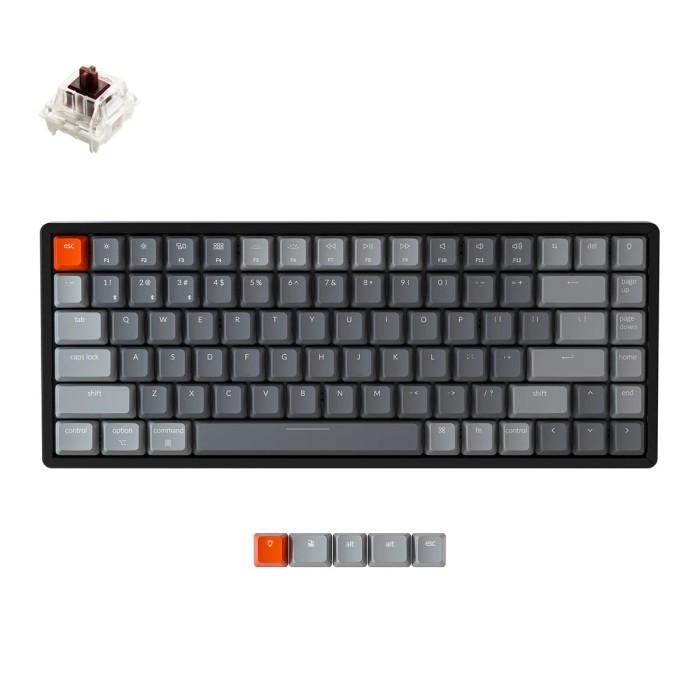 Jual Keychron K2 Ver 2 Hot-Swappable Rgb Backlight Aluminum Dark Keycap ...