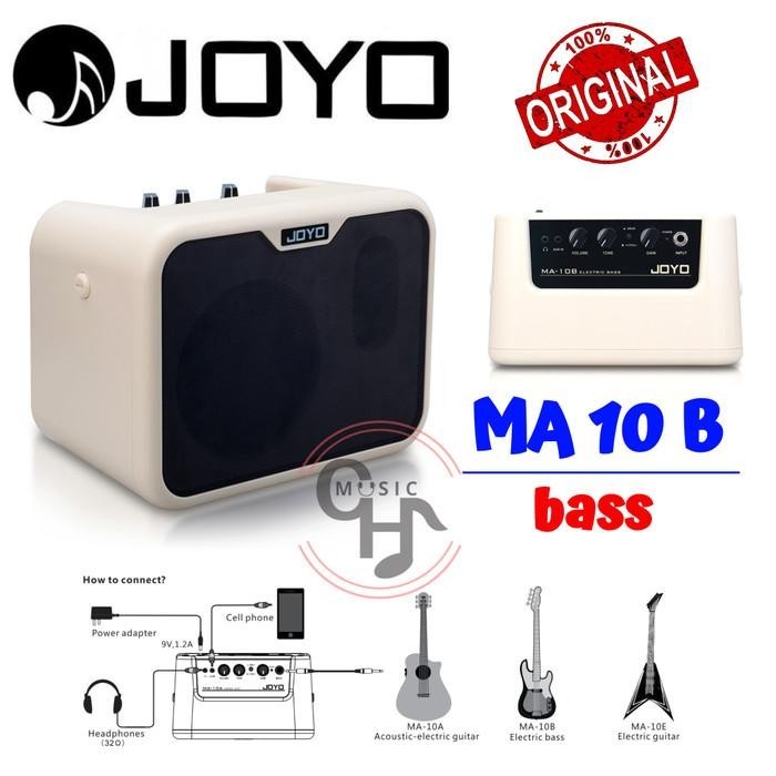 Jual Joyo Ma10B Ma-10B Ma-10-B Ampli Gitar Electric Bass Portable | Shopee Indonesia