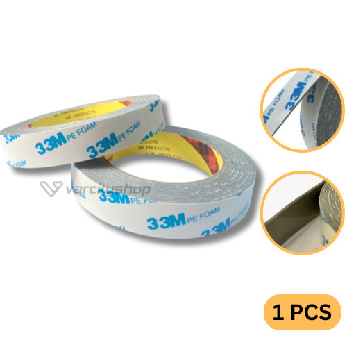 Jual DOUBLE TAPE BUSA 33M PE FOAM TAPE 2CM X 4METER PEREKAT DOBEL TIP ...