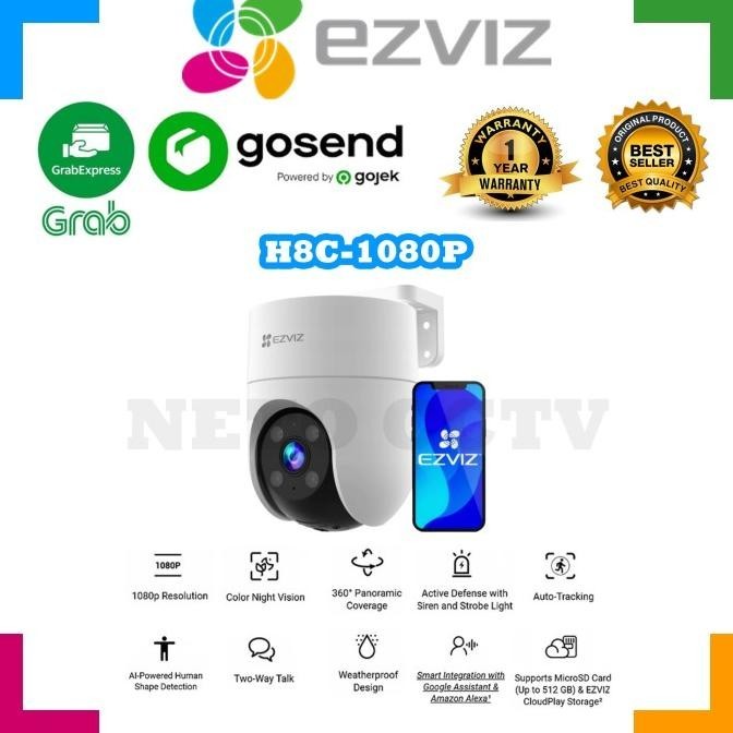 Jual Ezviz H8C 1080P Outdoor Cctv Pan & Tilt Wifi Ip Camera Garansi ...