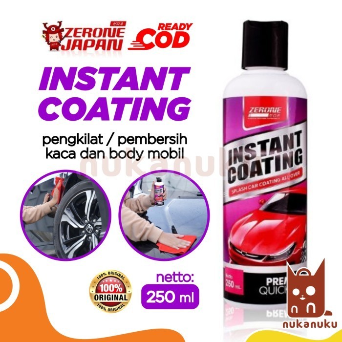 Jual Zerone Instant Coating Pengkilap Body Mobil Efek Daun Talas ...