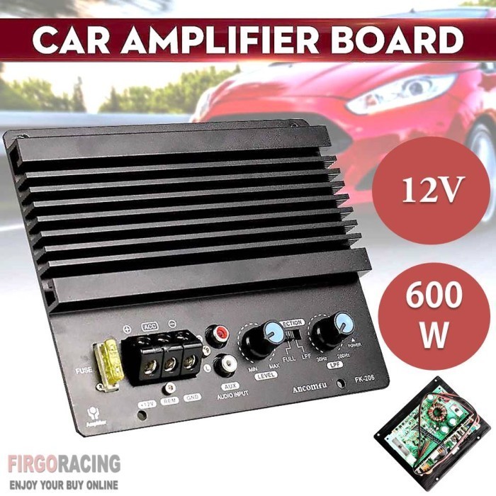 Jual New Kit Power Ampli Mobil Bass Subwoofer 600W Mono 12Vdc | Shopee ...