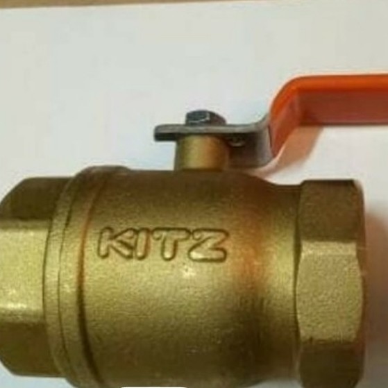 Jual Ball Valve Kitz Size 1.5 Inch Kuningan (Original Japan) | Shopee Indonesia