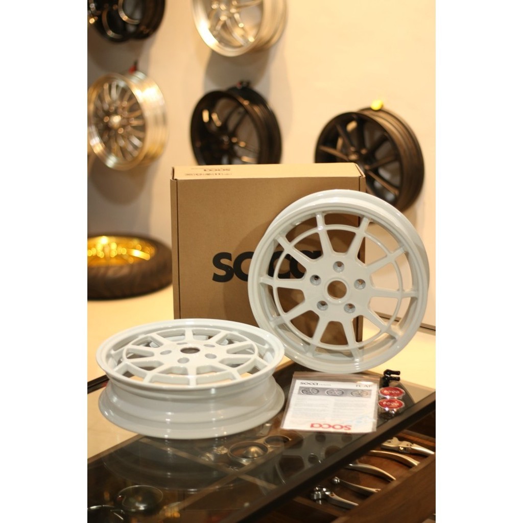 Jual Velg Soca R-AR 12inc Front & Rear Off White Modern Vespa Double ...