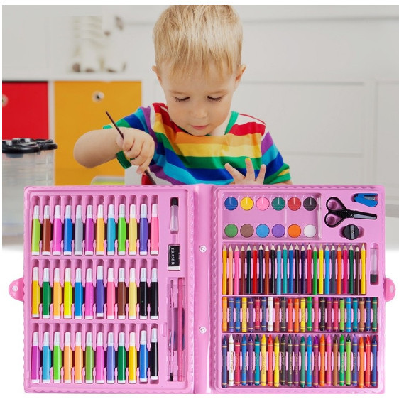 Jual Crayon Set Art Drawing Alat Mewarnai Kado Anak Crayon Murah Crayon ...