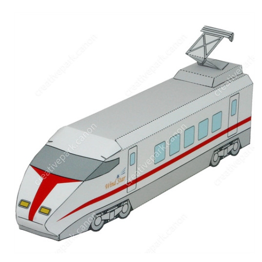 Jual Kereta Api Cepat Mudah papercraft miniatur action figure diy ...