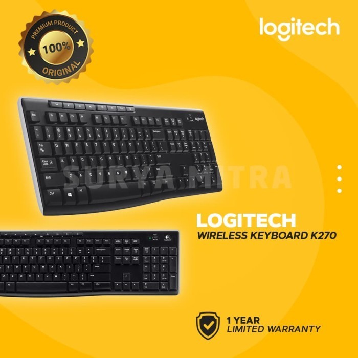Jual Logitech K270 / K 270 Wireless Keyboard | Shopee Indonesia