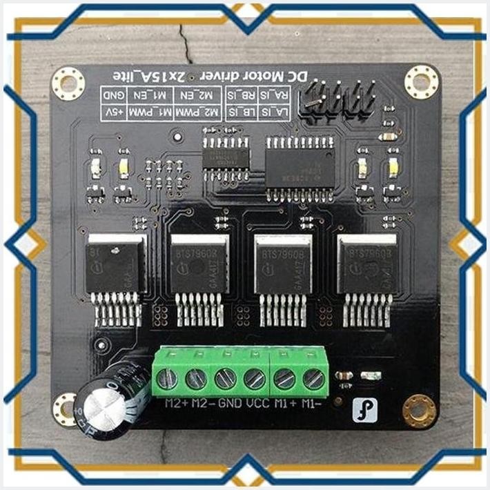 Jual [AKH] DC MOTOR DRIVER 2X15A LITE -DFROBOT | Shopee Indonesia