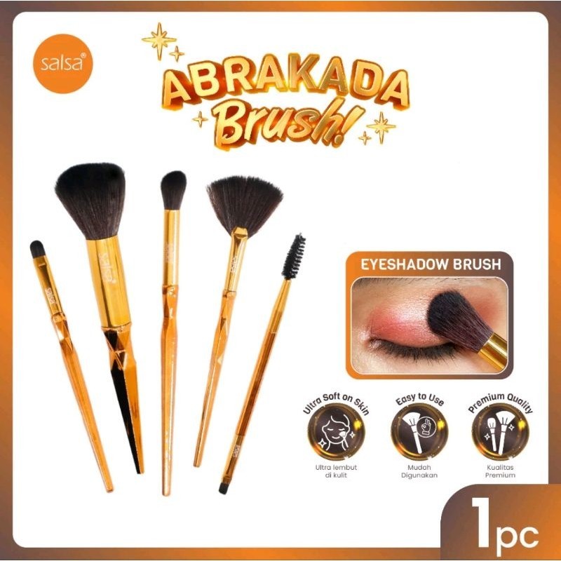 Jual SALSA Abrakada Brush - Kuas Make Up Set Brush Pemula Alat Rias ...