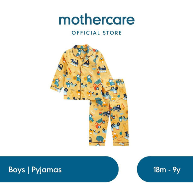 Jual Mothercare Tractor Woven Pyjamas - Piyama Anak Laki-laki (Kuning ...