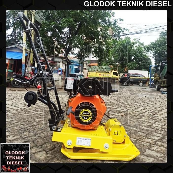 Jual Stamper Kodok Tigon Diesel / Plate Compactor Tg-C80 + Engine Mdx ...