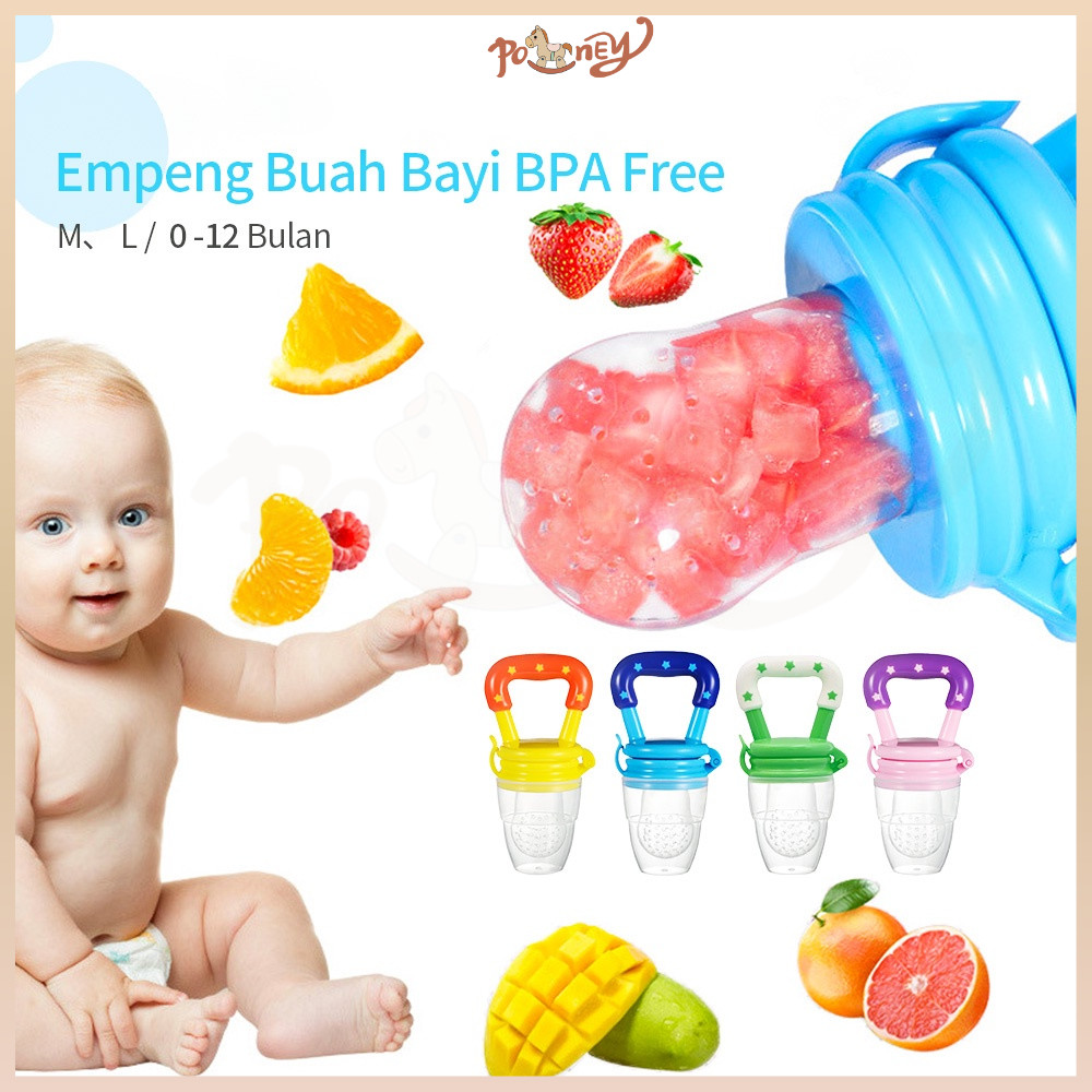 Jual Poney Dot empeng Buah Bayi Silikon Fruit Feeder Pacifier BPA free ...