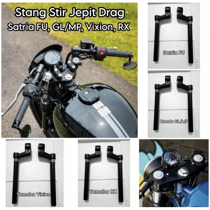 Jual Stang Stir model jepit drag pnp satria fu ,GL, CB,MP, TIGER, RX ...