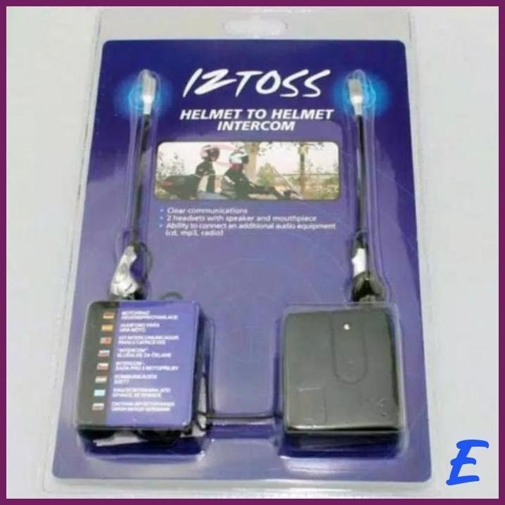 Jual | GS | [COD] INTERCOM HELM INTERPHONE MOTOR IZTOSS HANDSFREE ...
