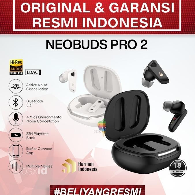 Jual Edifier Neobuds Pro 2 True Wireless Noice Cancellation In-Ear Murah Berkualitas | Shopee ...